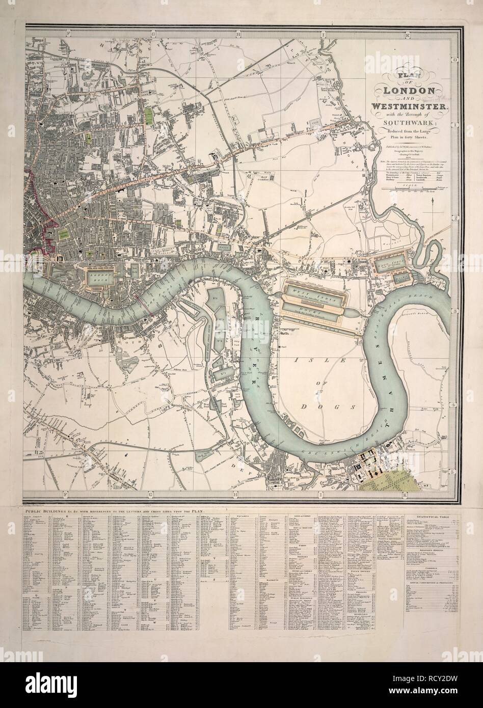 Map of westminster 19th century hi-res stock photography and images - Alamy