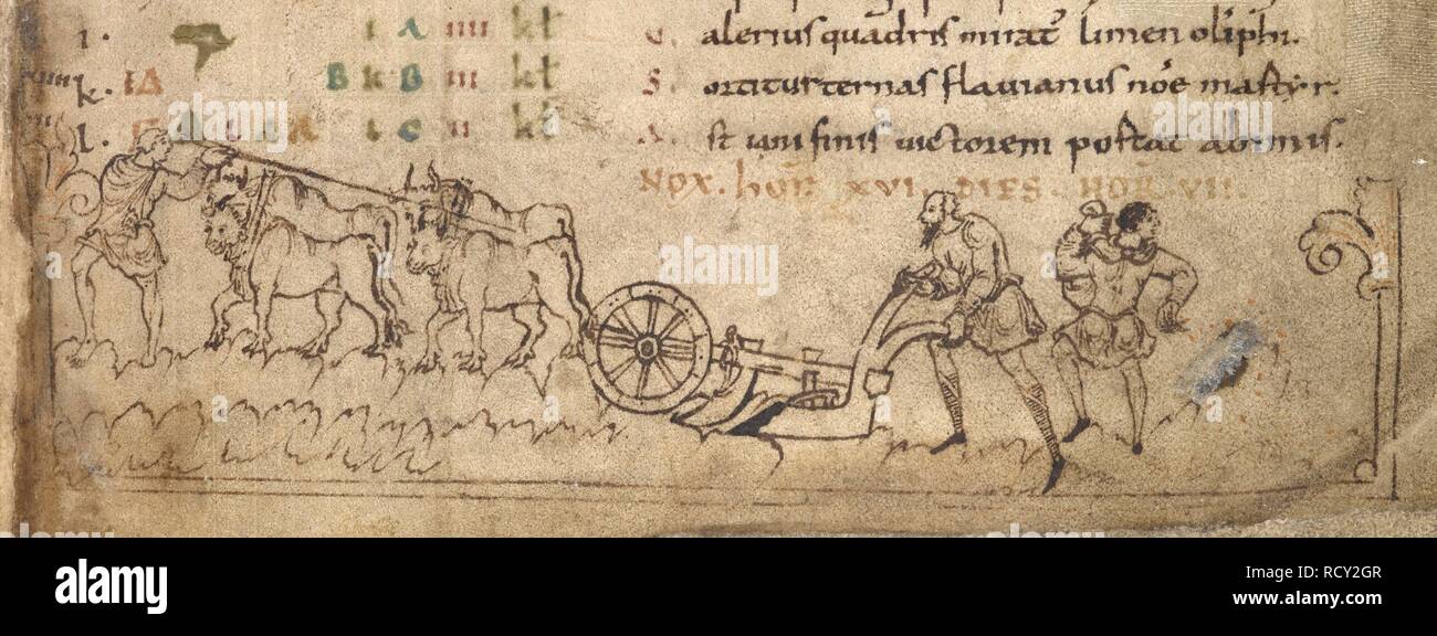 Anglo saxon calendar hi-res stock photography and images - Alamy