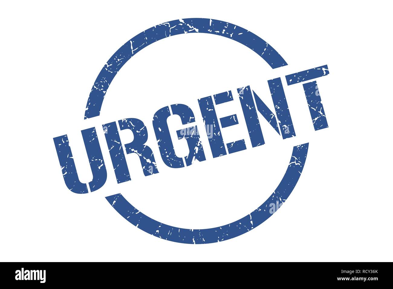 urgent blue round stamp Stock Vector Image & Art - Alamy