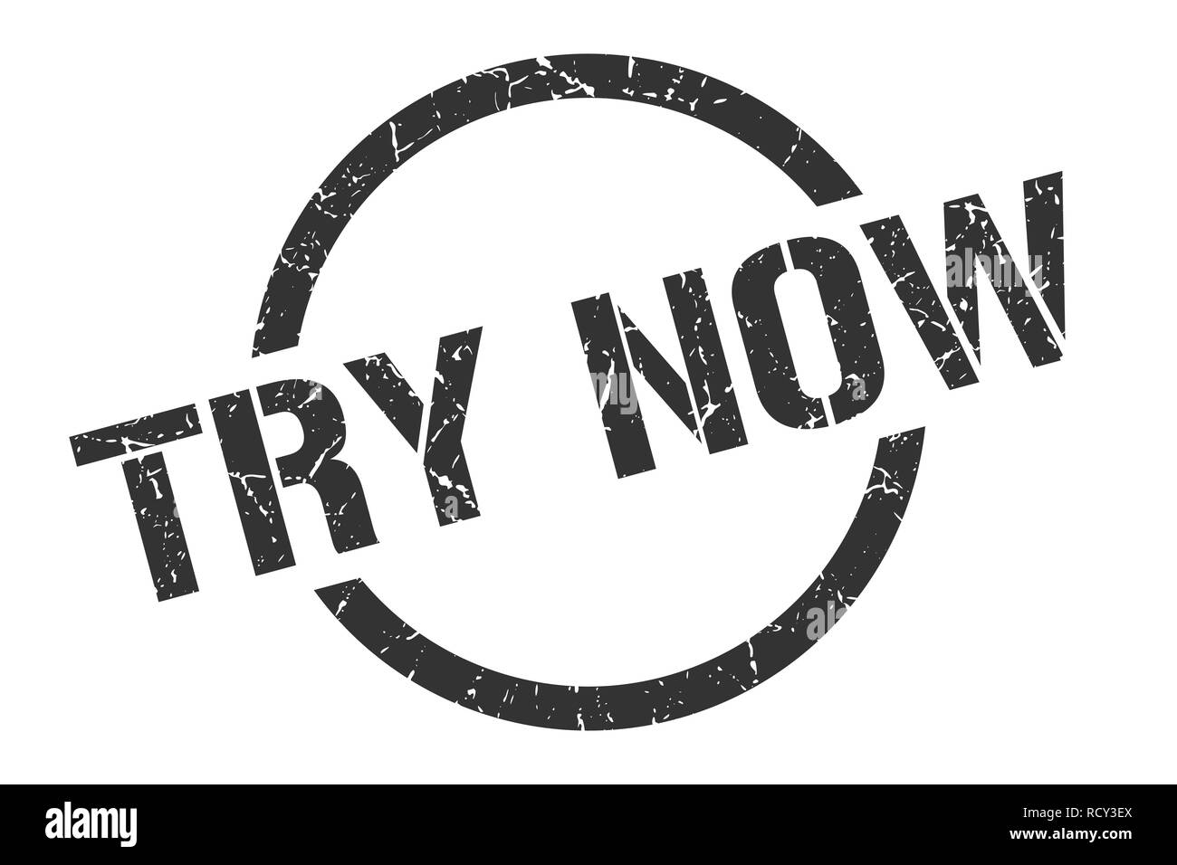 Try circle Black and White Stock Photos & Images - Alamy