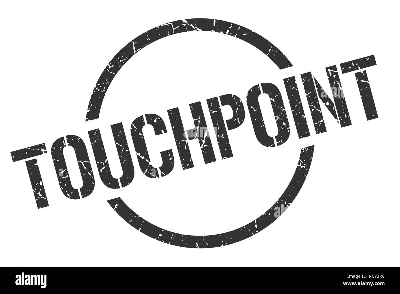 touchpoint black round stamp Stock Vector Image & Art - Alamy