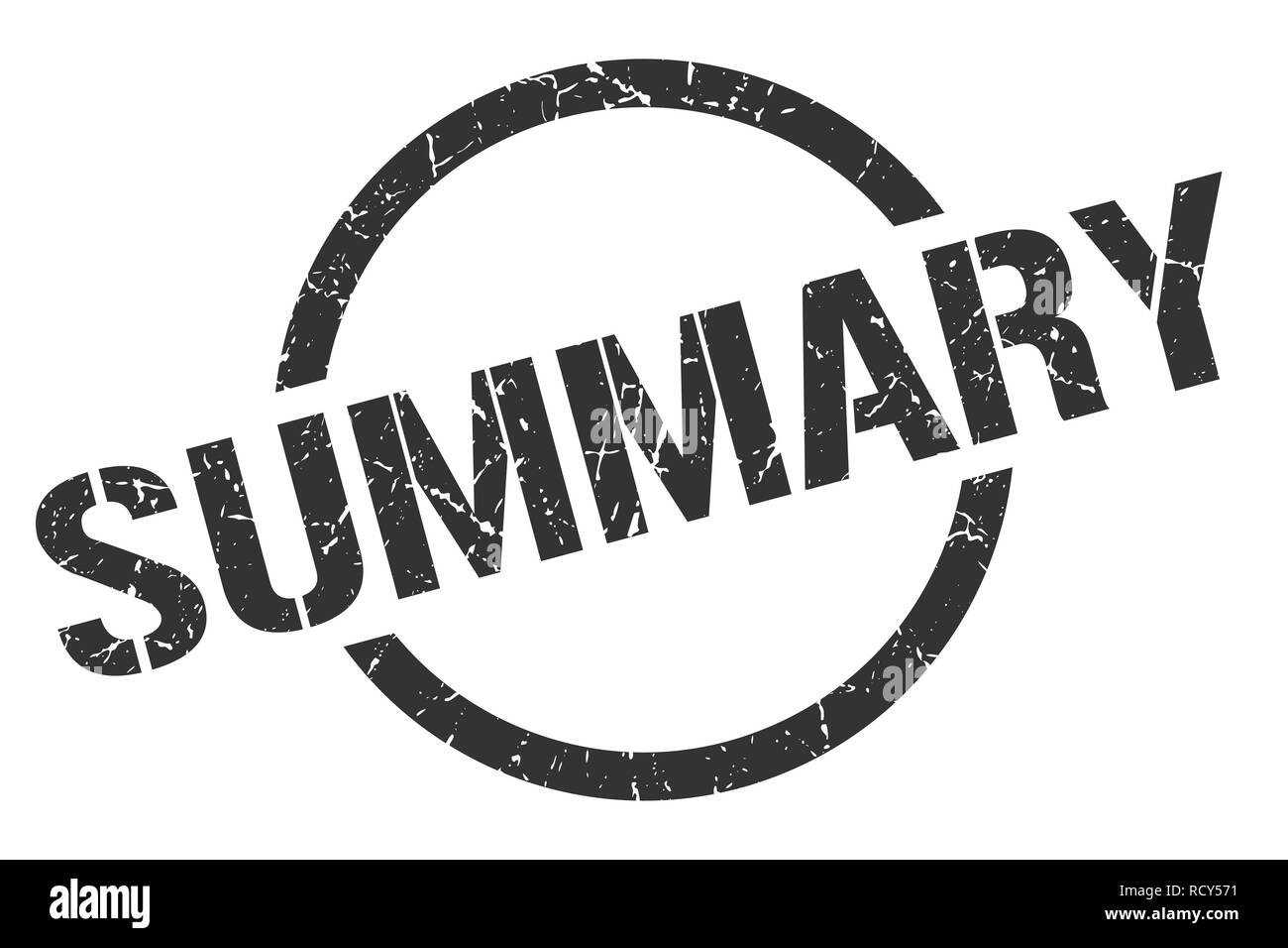summary black round stamp Stock Vector Image & Art - Alamy