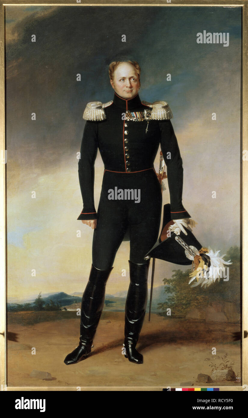 Portrait of Emperor Alexander I (1777-1825). Museum: State Open-air ...