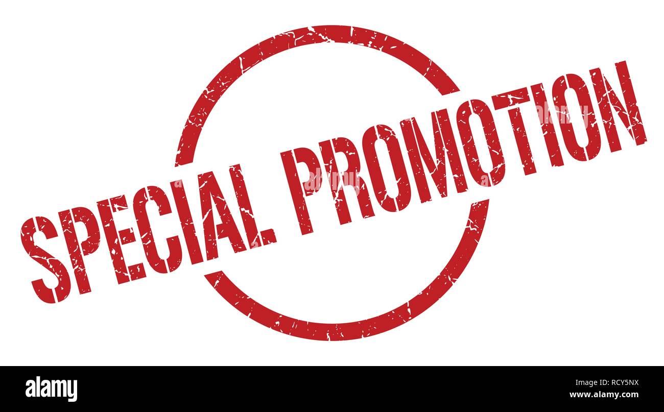 special promotion red round stamp Stock Vector Image & Art - Alamy
