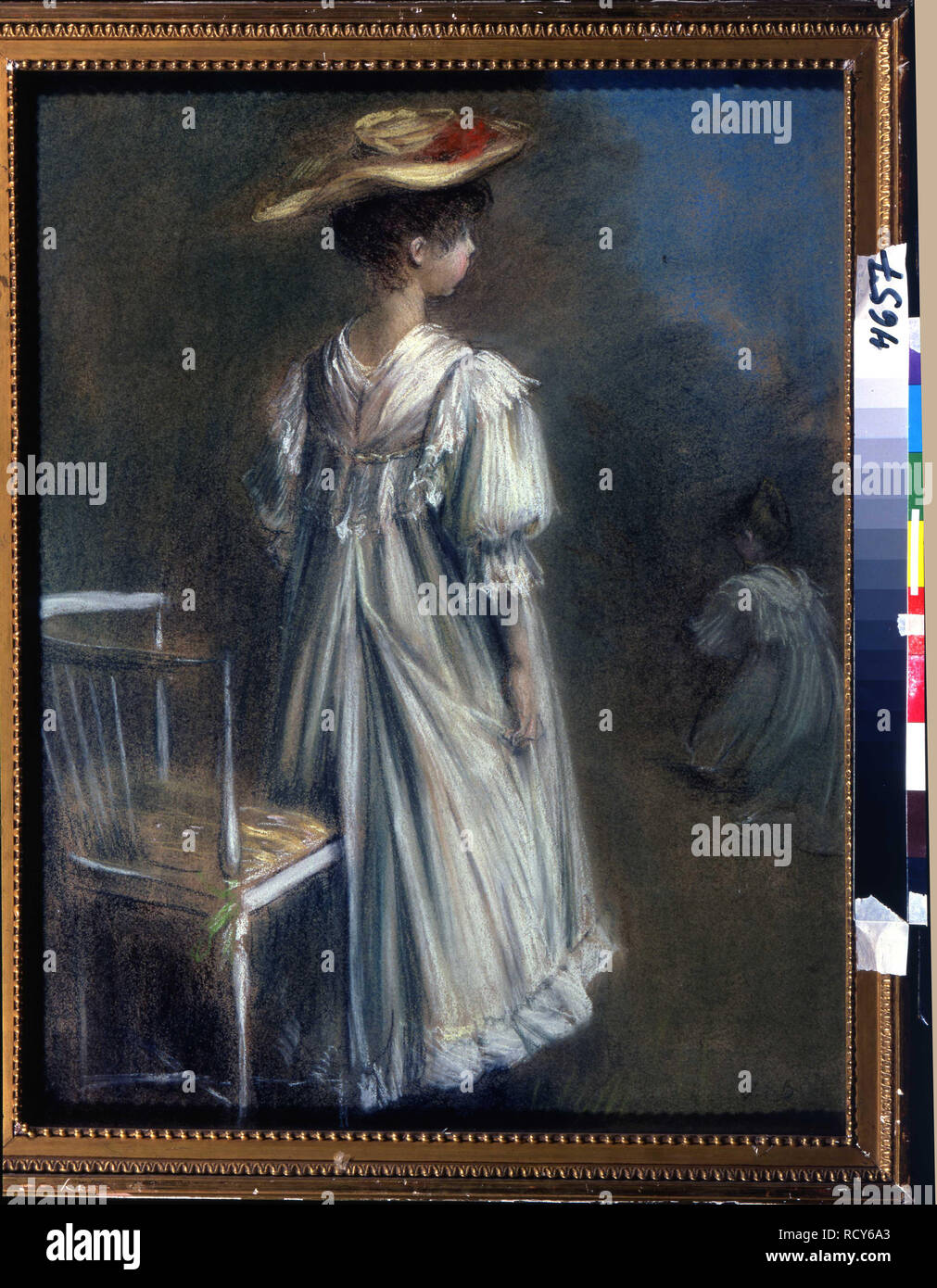 Young Girl in White. Museum: State A. Pushkin Museum of Fine Arts ...