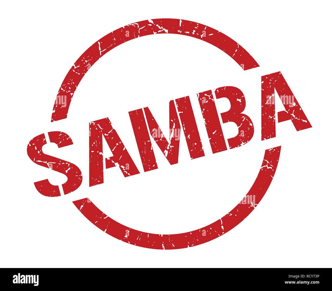 samba red round stamp Stock Vector Image & Art - Alamy
