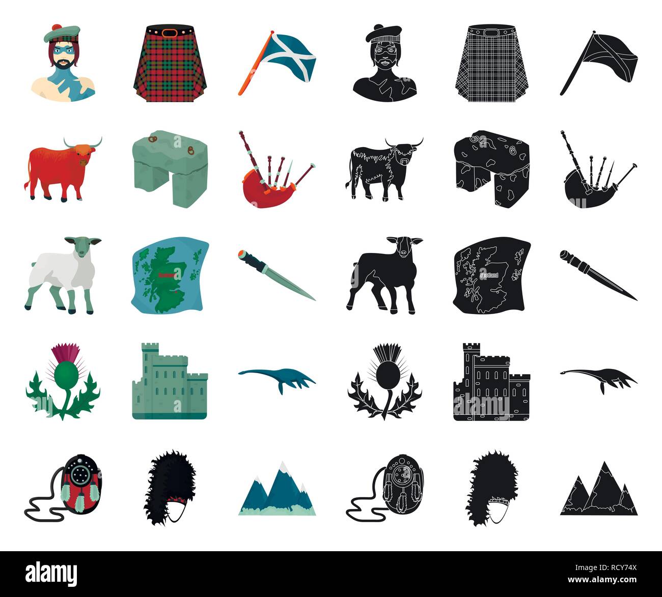 bag,bagpipe,beaver,bull,cap,cartoon,black,castle,clan,collection ...