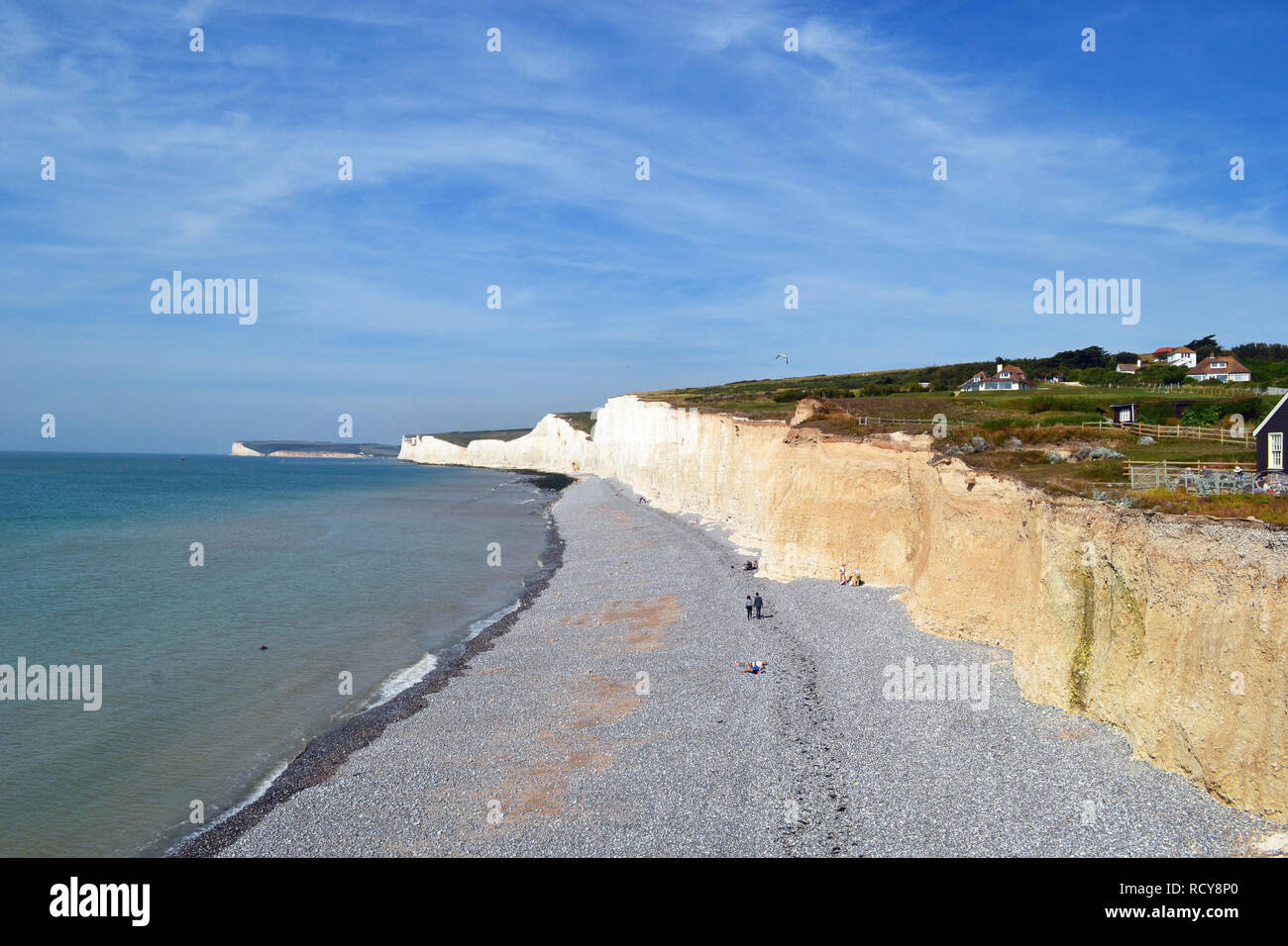 Coastal erosion cliffs birling gap east sussex hi-res stock photography ...