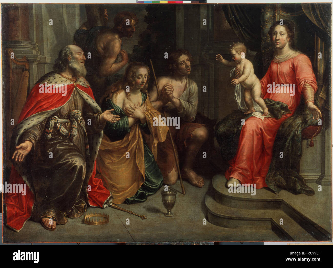 The Sinners before the Virgin. Museum: State Open-air Museum Palace ...