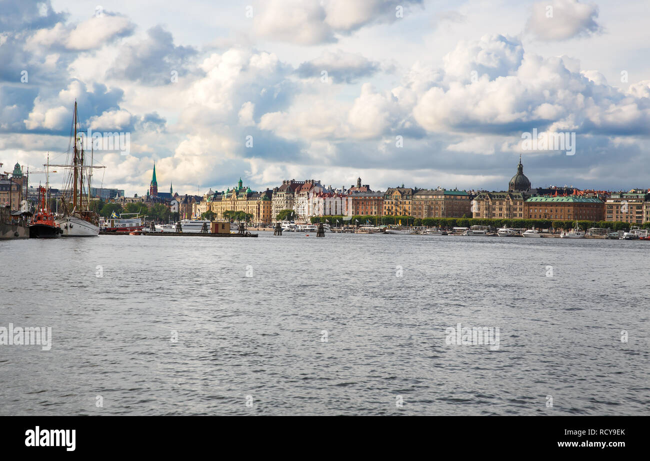 Stockholm from the sea hi-res stock photography and images - Alamy
