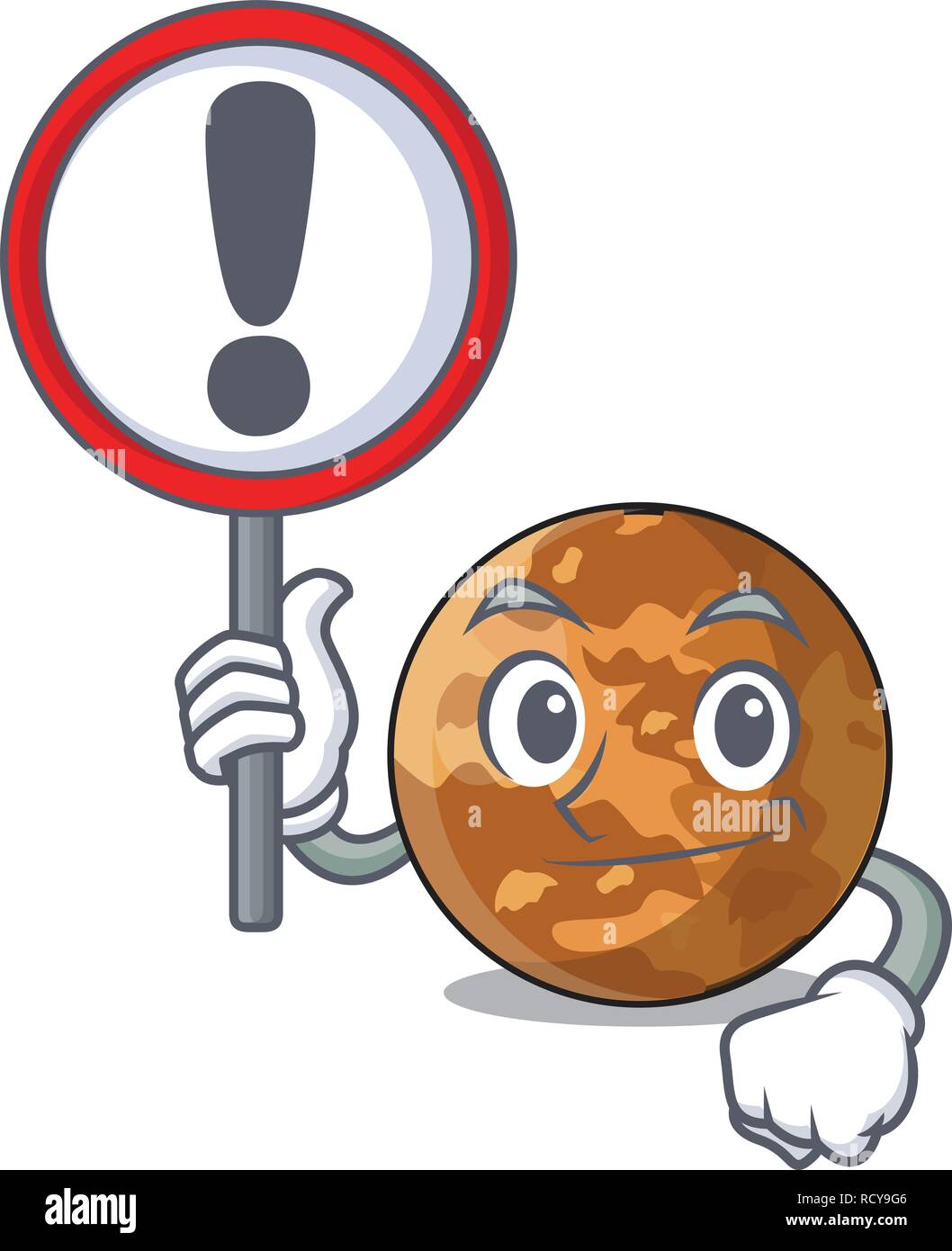 With sign planet mercury above the sky cartoon Stock Vector Image & Art ...
