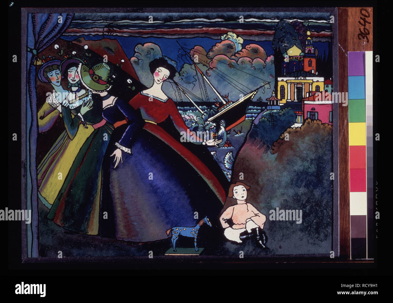 The Ship. Museum: State Tretyakov Gallery, Moscow. Author: Kandinsky ...