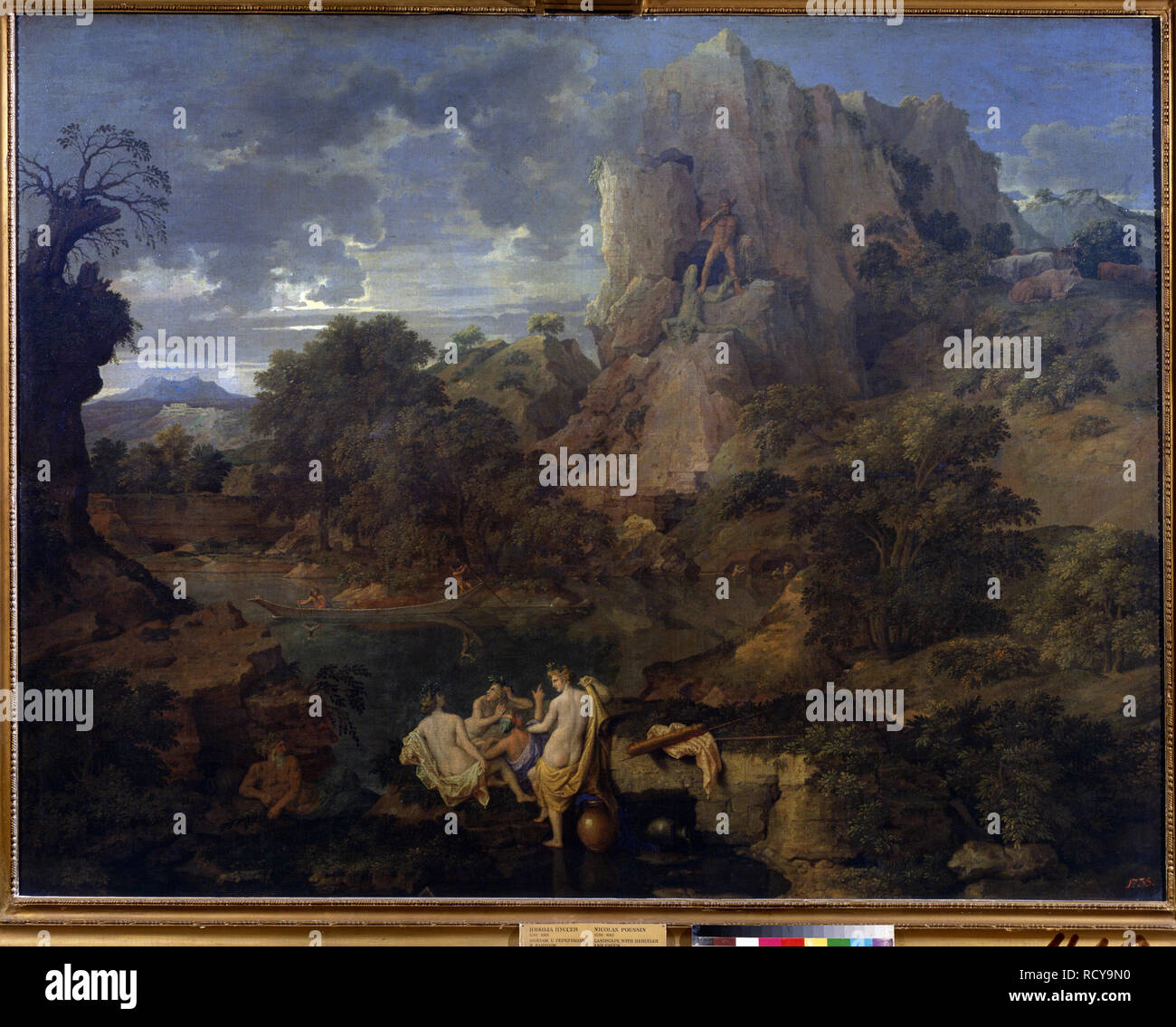 Herakles and lion painting hi-res stock photography and images - Alamy