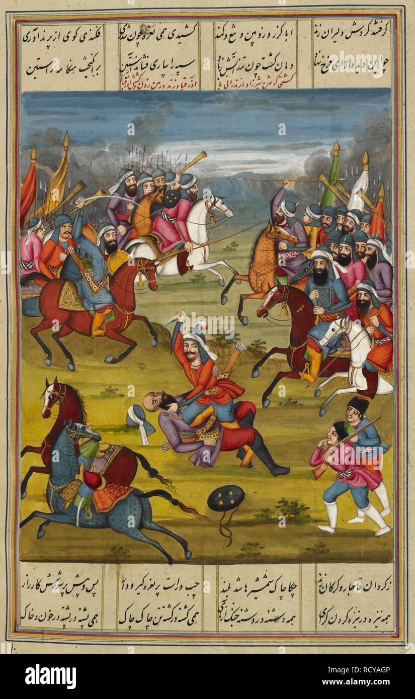 Qubad Zand about to be stabbed by Shirzad Mazanderani: battling ...