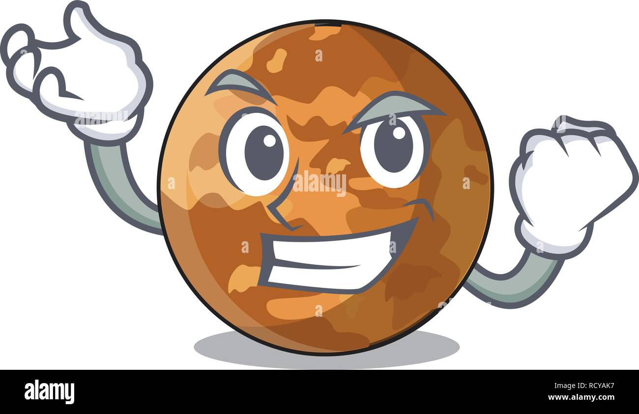 Successful picture of a cartoon mercury planet Stock Vector Image & Art ...