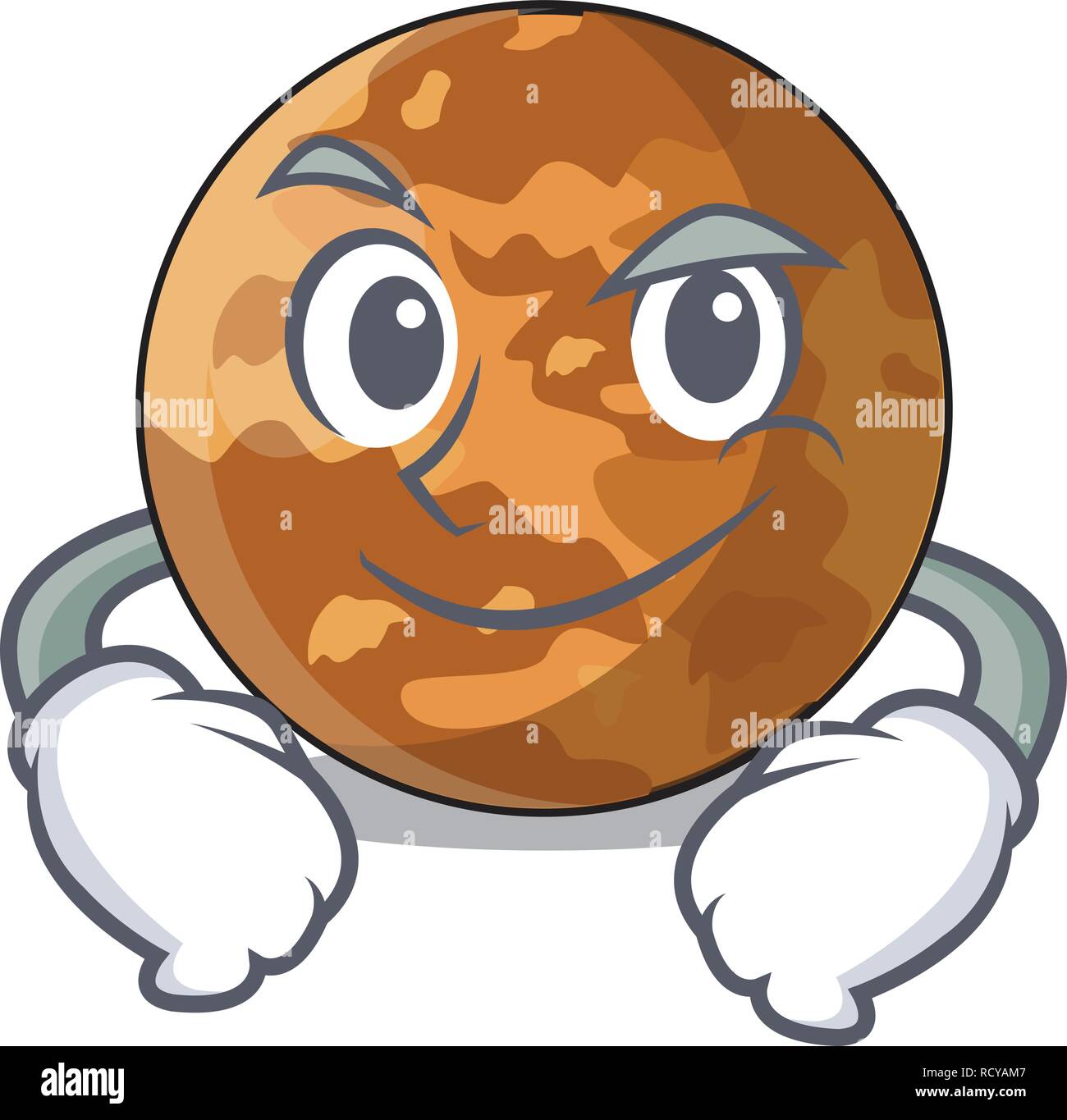 Cartoon Illustration Funny Mercury Planet Stock Photos & Cartoon ...