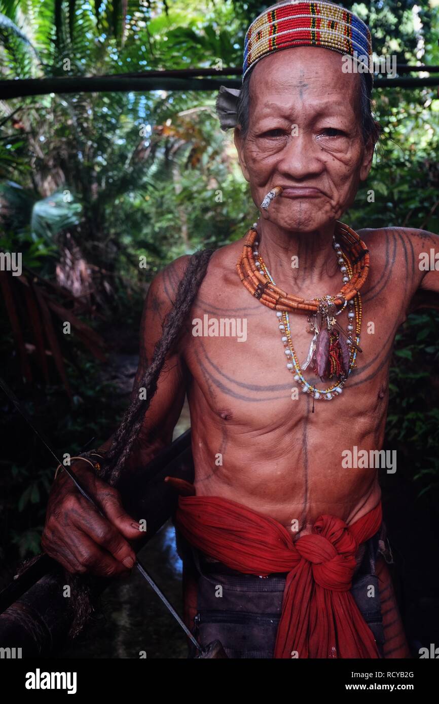 Muara Siberut, Mentawai Islands / Indonesia - Aug 15 2017: Tribal ...