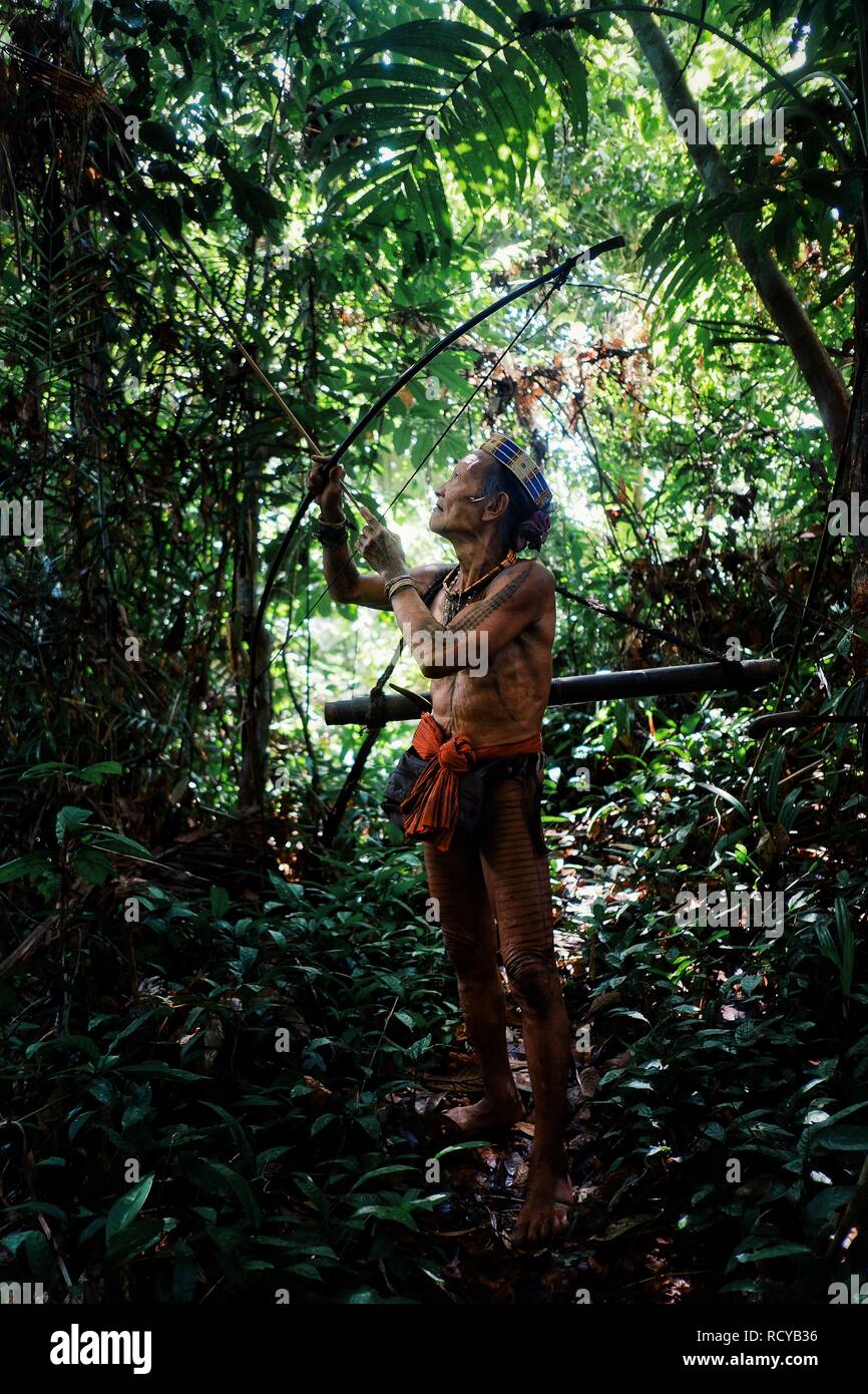 Muara Siberut, Mentawai Islands / Indonesia - Aug 15 2017: Tribal ...