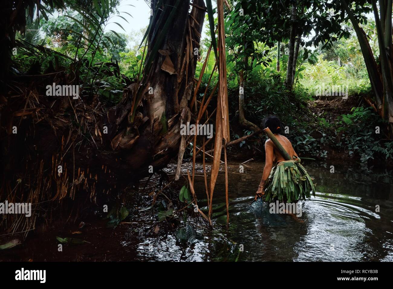 Muara Siberut, Mentawai Islands / Indonesia - Aug 15 2017: tribal ...