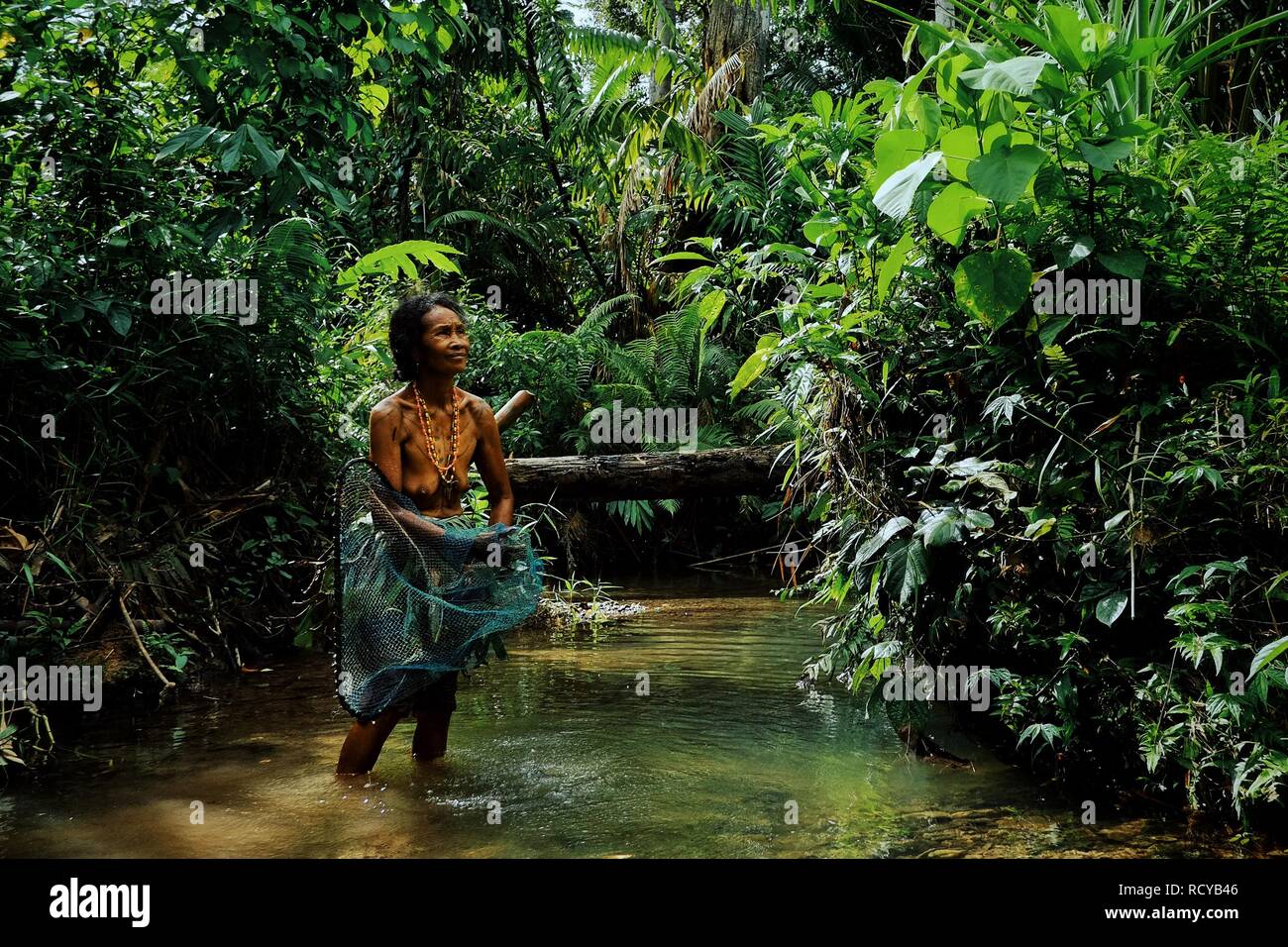 Muara Siberut, Mentawai Islands / Indonesia - Aug 15 2017: tribal ...