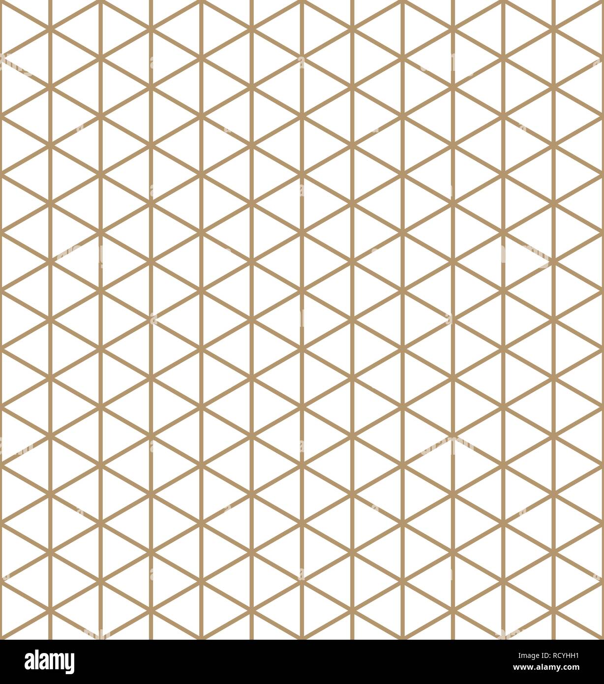 Seamless pattern.Base grid Mitsukude for patterns Kumiko. Kumiko brown ...