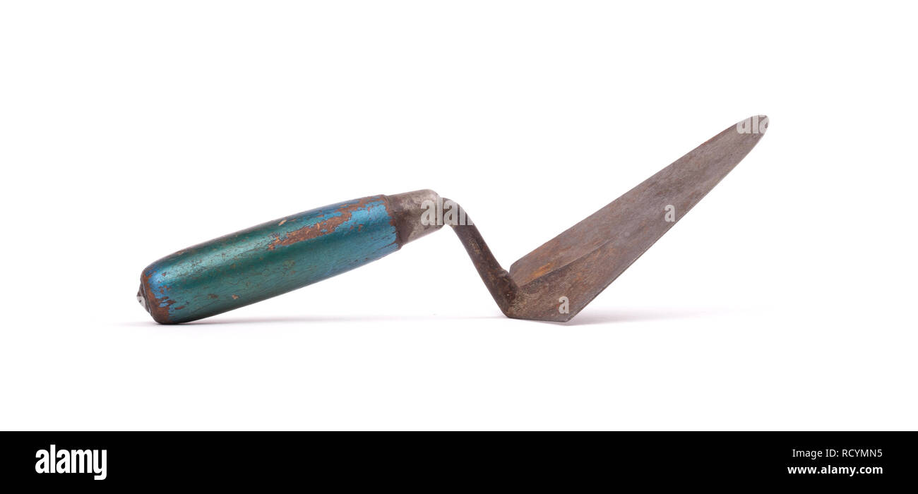 Old rusty trowel Cut Out Stock Images & Pictures - Alamy