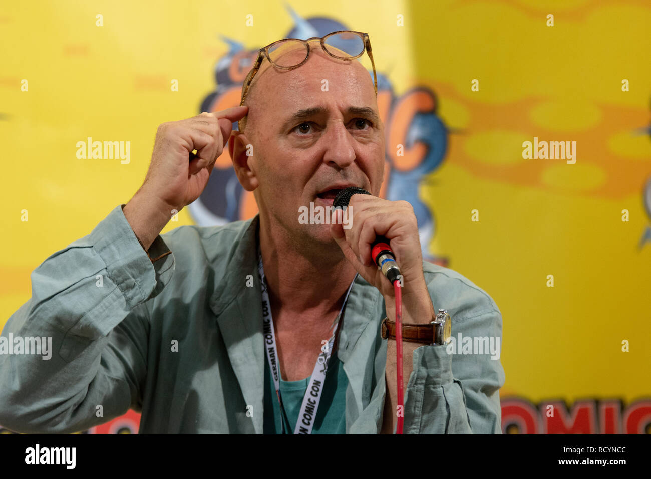 FRANKFURT, GERMANY - MAY 6th 2018: Ingo Albrecht (*1960, actor, german ...