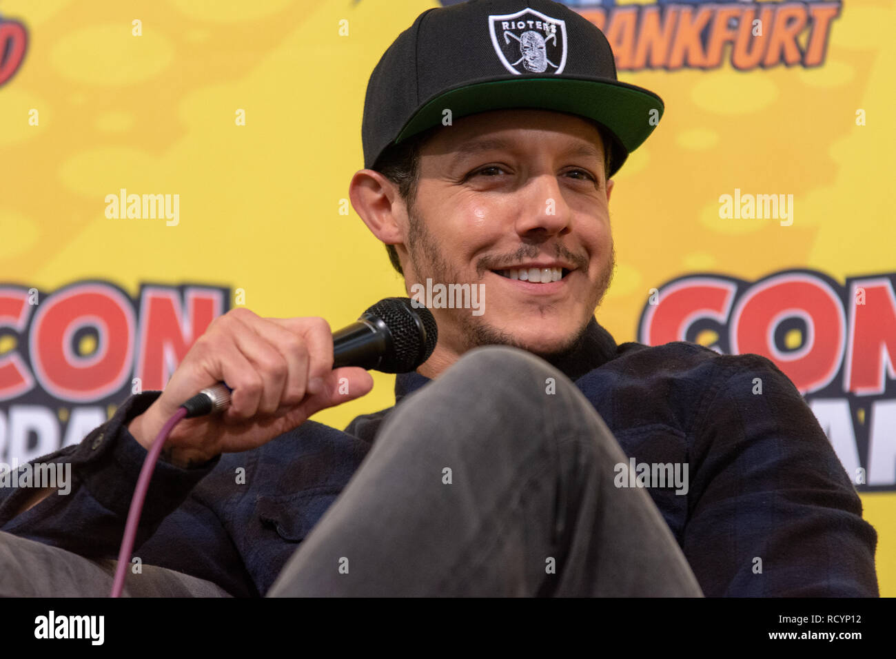 FRANKFURT, GERMANY - MAY 6th 2018: Theo Rossi (*1975, actor, Sons of ...