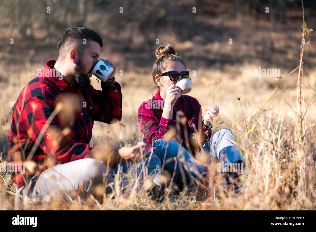 Picnic coffee hi-res stock photography and images - Alamy