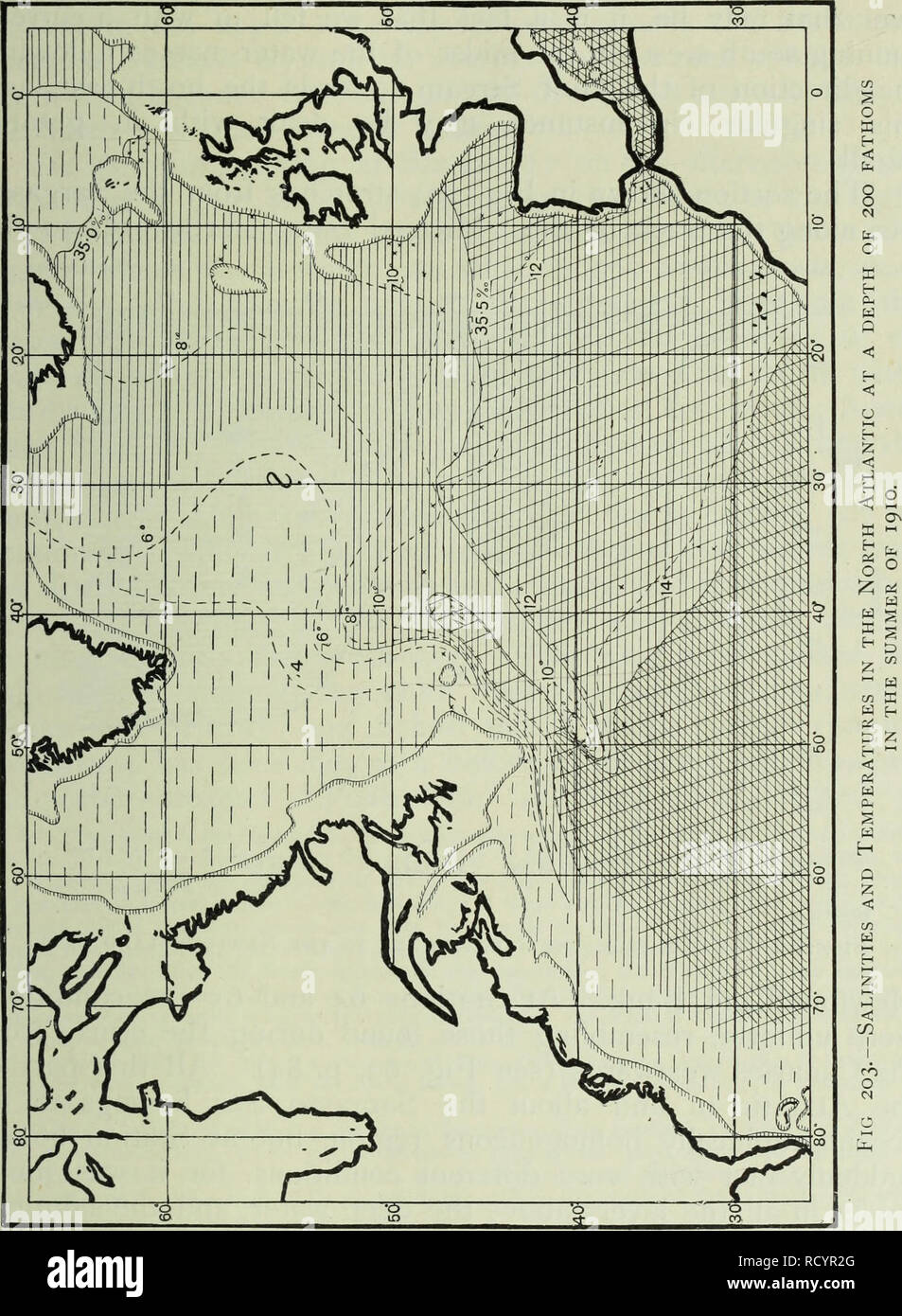 Atlantic ocean map modern current hi-res stock photography and images ...