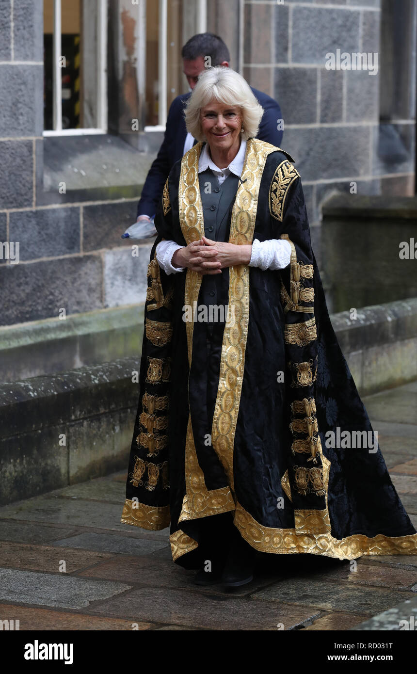 The Duchess of Cornwall, known as the Duchess of Rothesay in Scotland ...