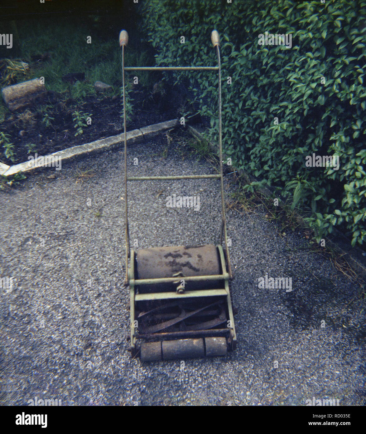 1960s garden mower hi-res stock photography and images - Alamy