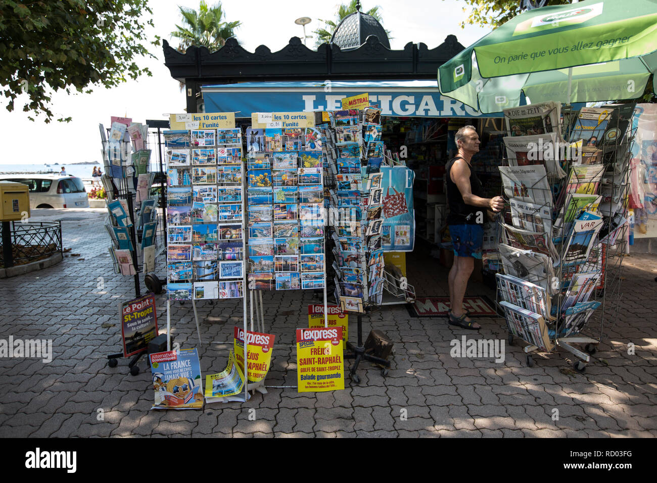 Saint-Raphaël, resort town on the Côte d'Azur, in southeastern France ...
