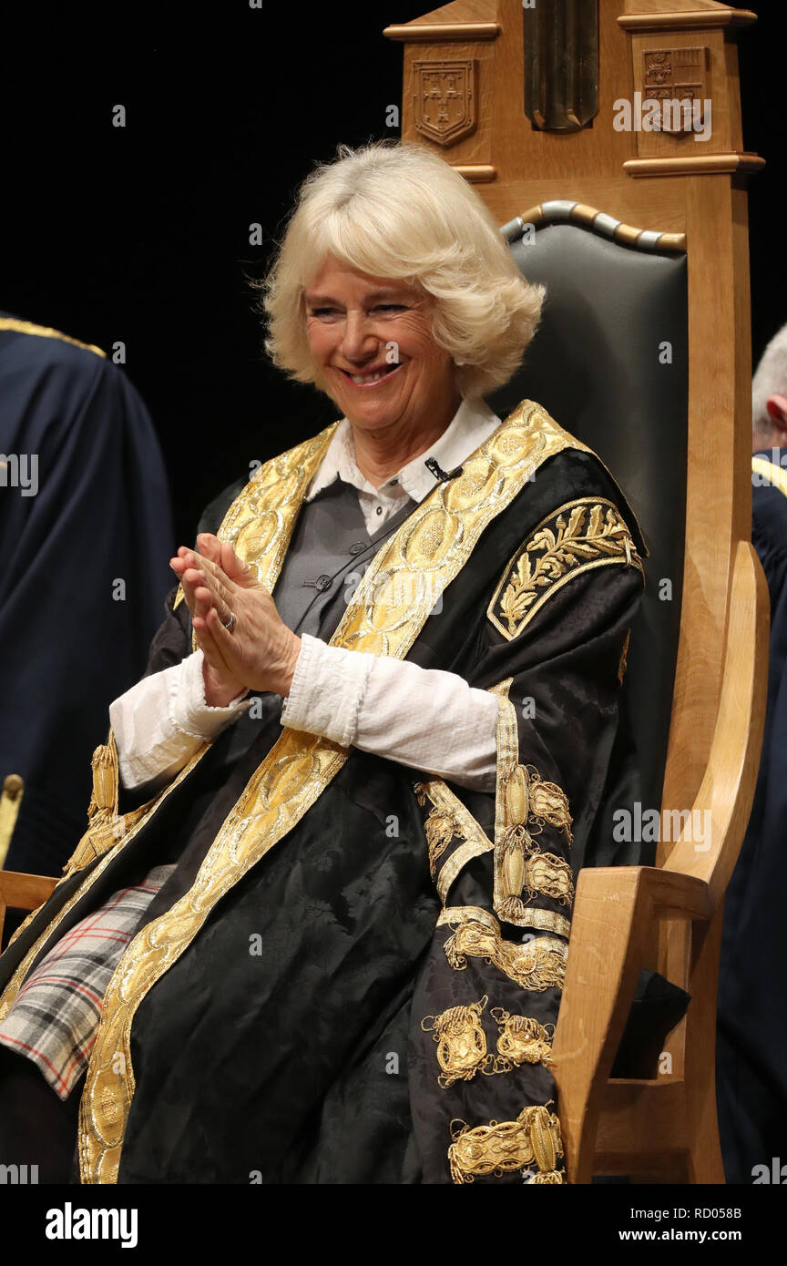 The Duchess of Cornwall, known as the Duchess of Rothesay while in ...