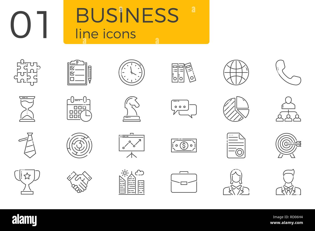 Business pie chart handshake concept hi-res stock photography and ...