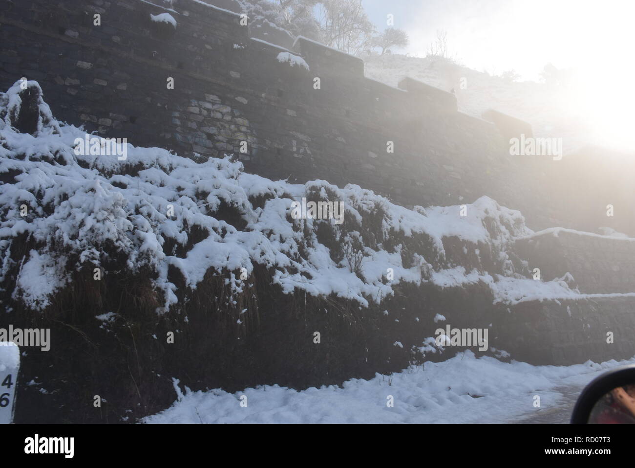 The picture was taken in January . It was around 2 o clock at in the ...