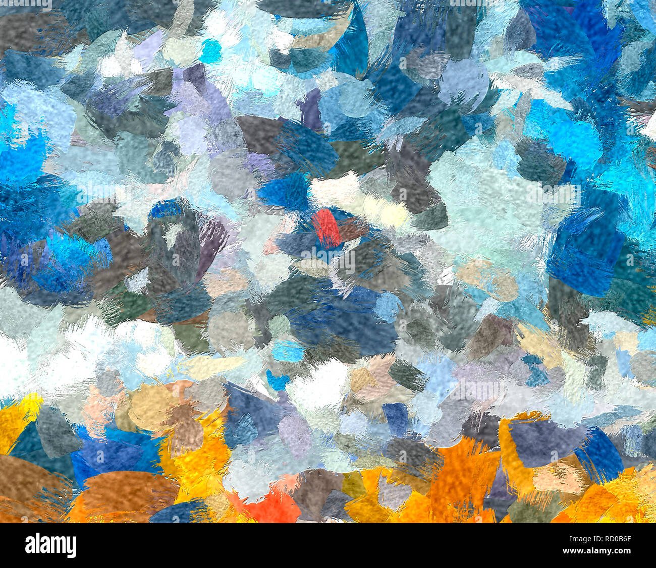 Oil painting abstract background in fashion impressionism style. Hand ...