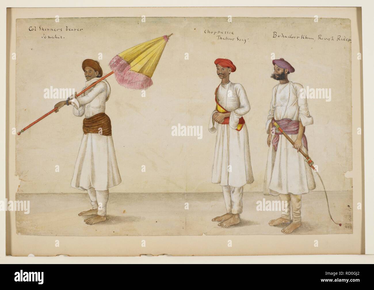 Colonel Skinner's bearer, Jawahir, an orderly, Thakur Singh, and a ...