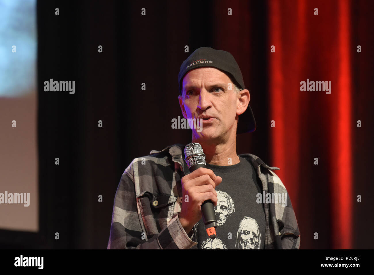 Bonn, Germany. 20th Oct 2017. Michael Mundy, Zombie in The Walking Dead ...