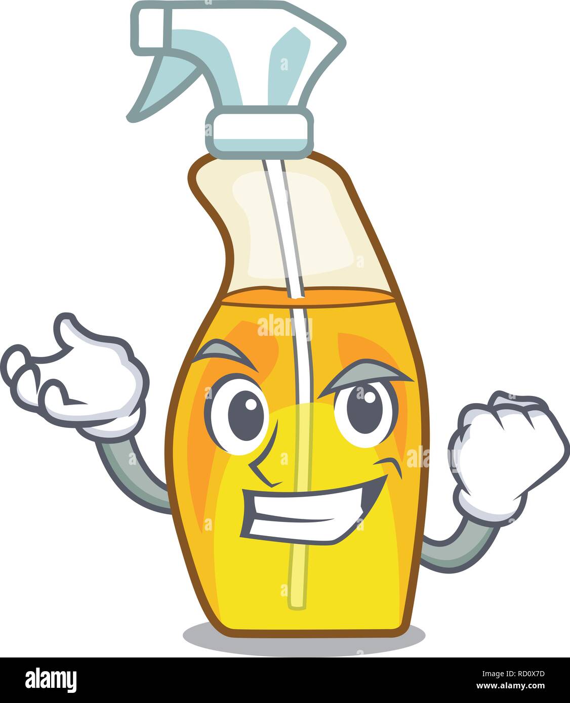 Successful spray perfume in a cartoon bottle Stock Vector Image & Art ...