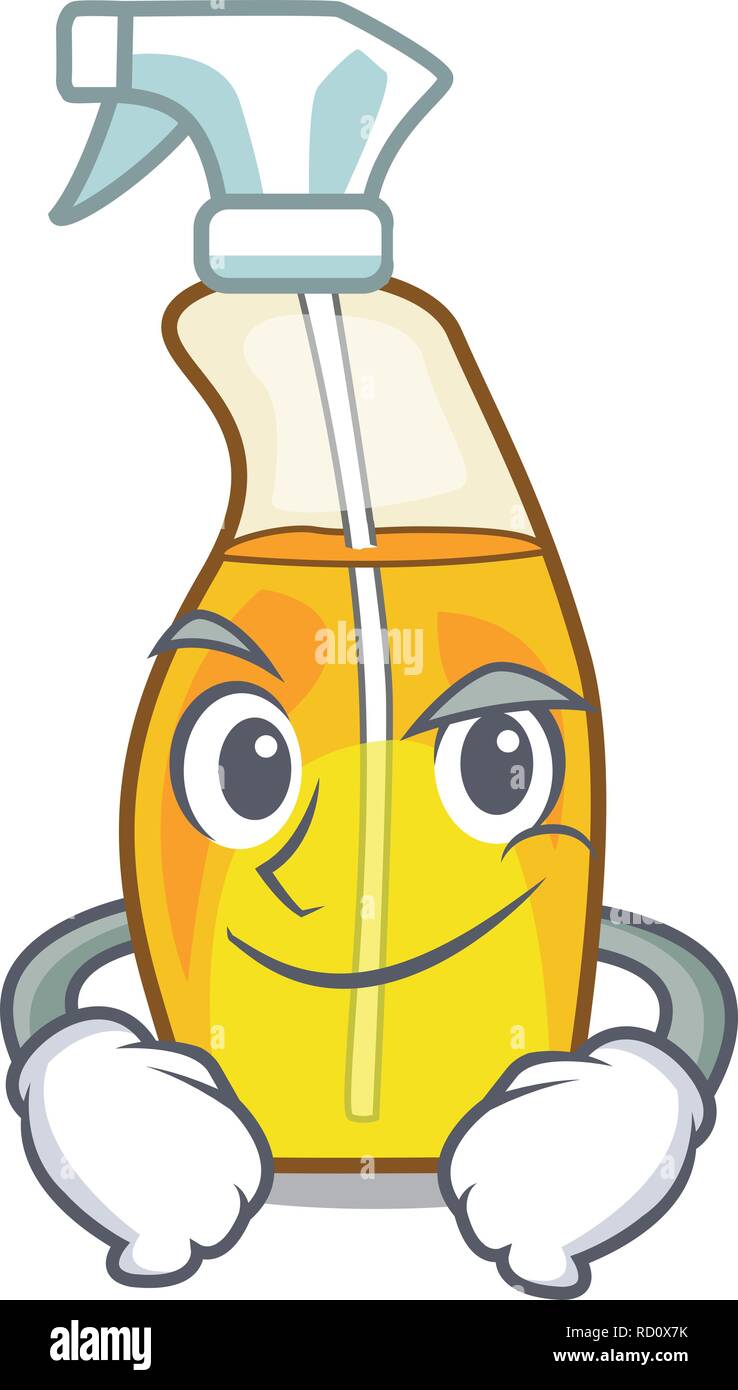 Smirking spray perfume in a cartoon bottle Stock Vector Image & Art - Alamy