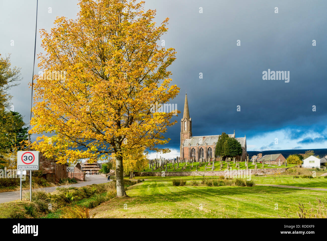 Fettercairn village hi-res stock photography and images - Alamy