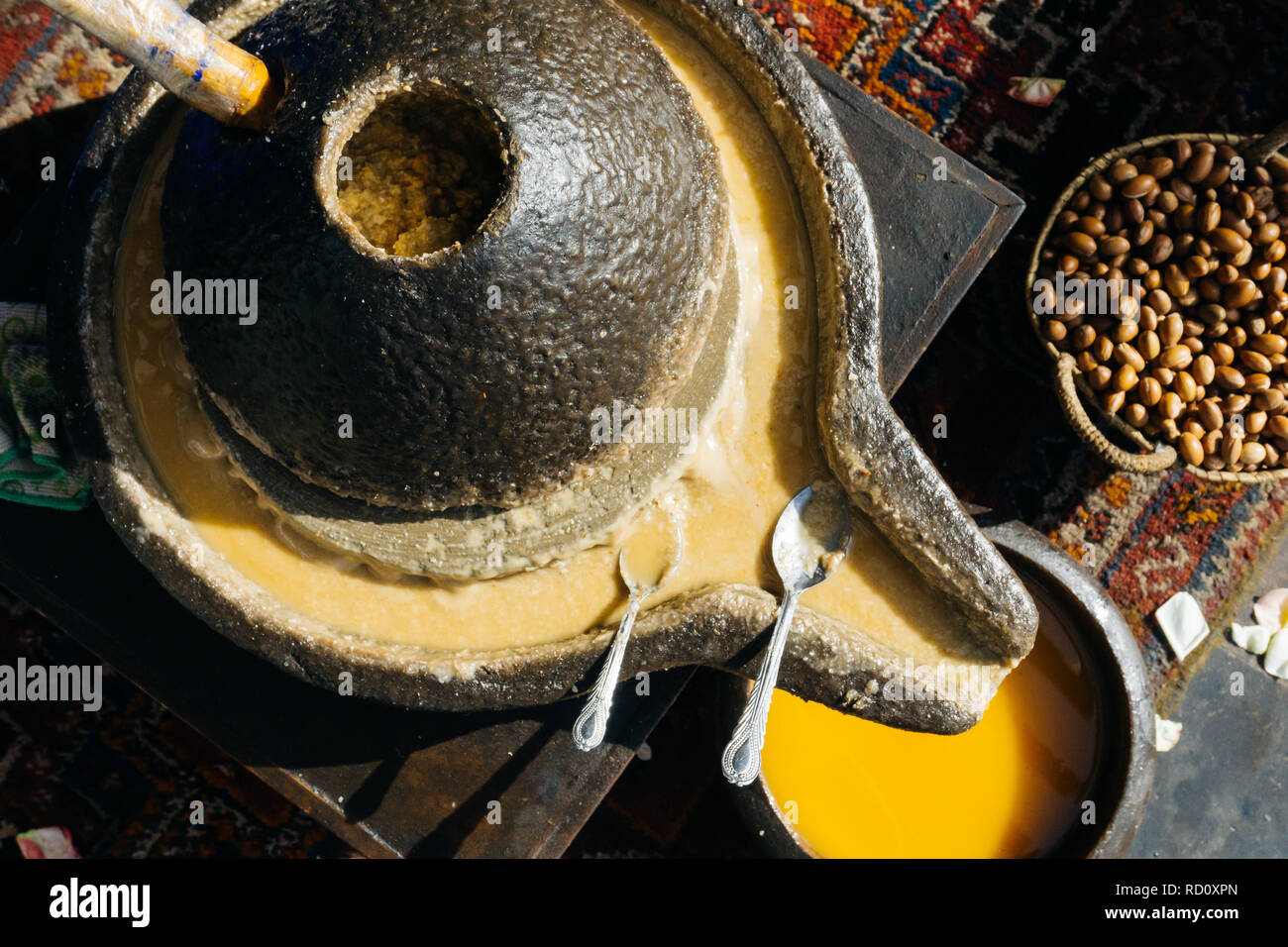 Making argan oil hi-res stock photography and images - Alamy