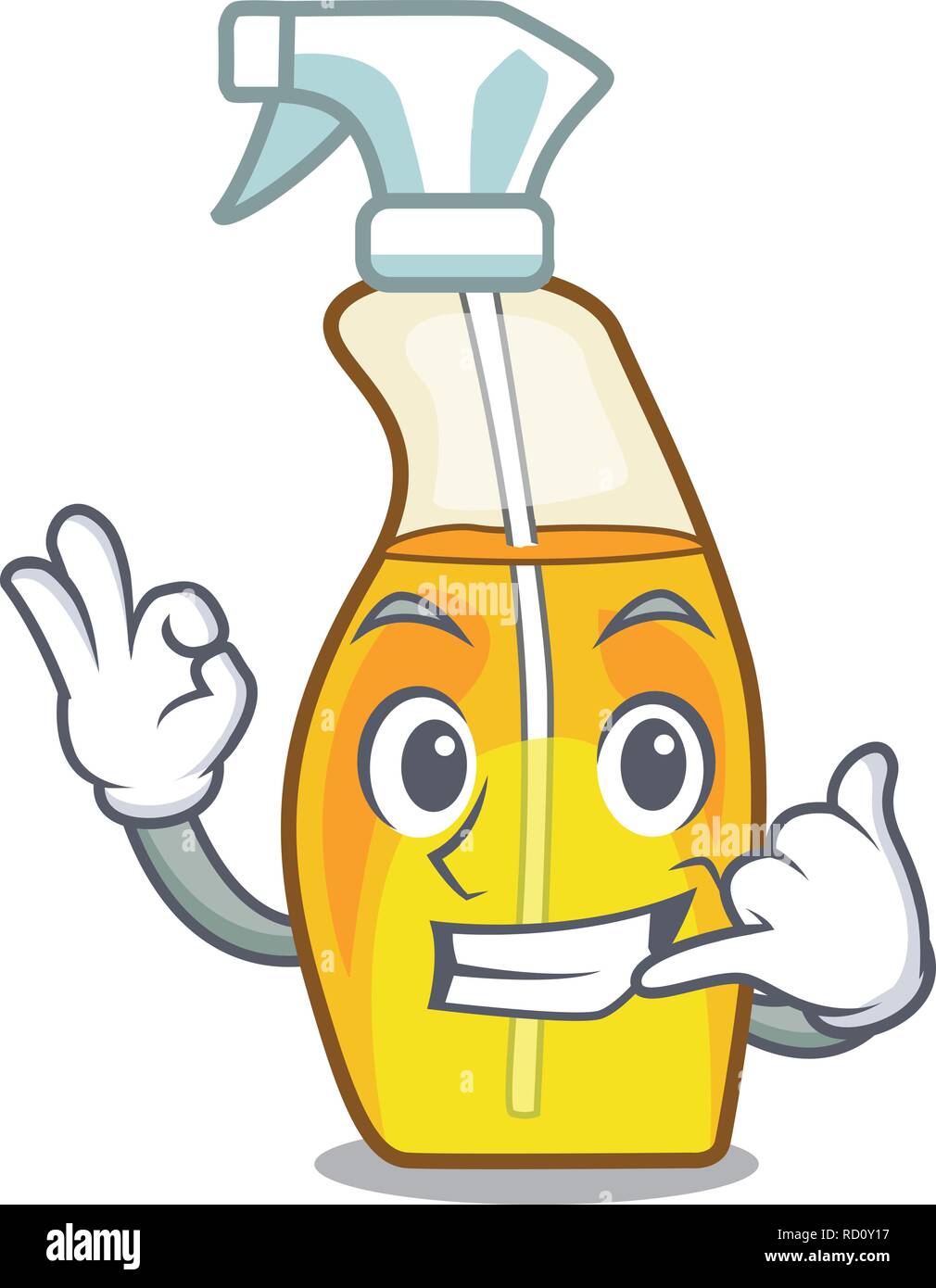 Call me spray bottles are isolated from cartoons Stock Vector Image ...