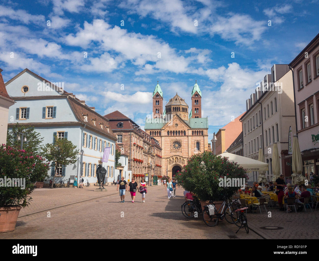 Maximilianstrasse Speyer Rhineland Palatinate Stock Photos ...