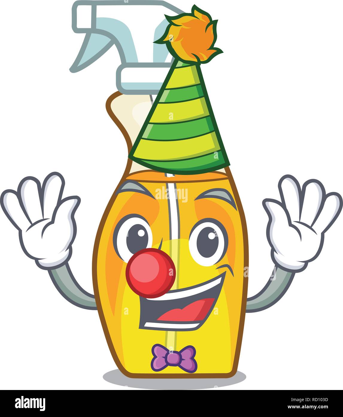 Clown spray bottles are isolated from cartoons Stock Vector Image & Art ...