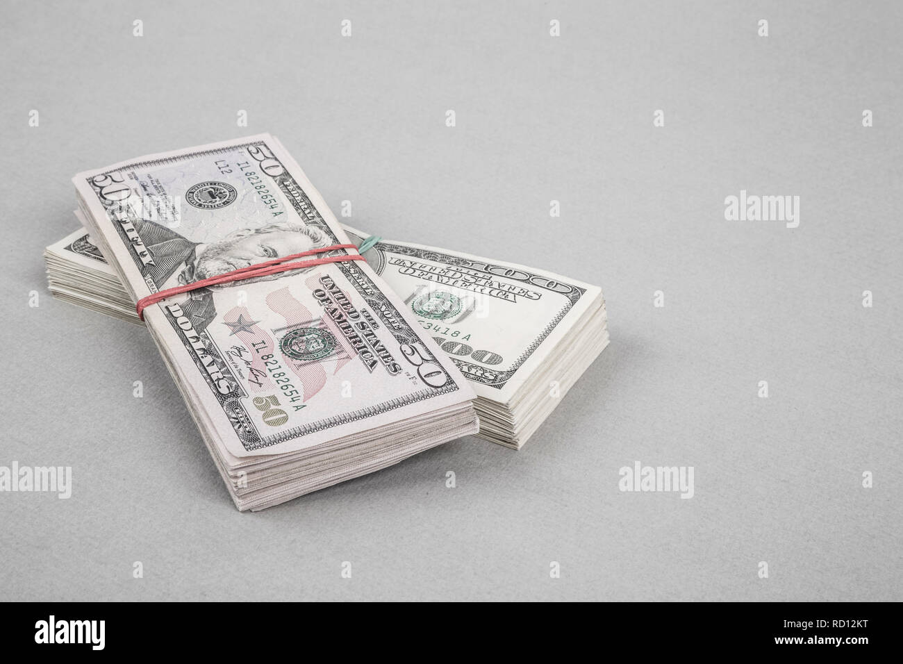 Dollar stacks hi-res stock photography and images - Alamy