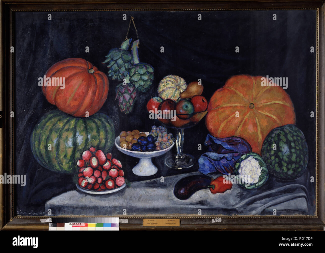 Vegetables. Still life. Museum: State Art Museum, Odessa. Author ...