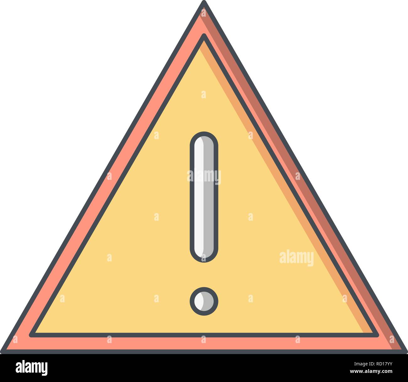 Warning board Vector Icon For Personal And Commercial Use Stock Vector ...