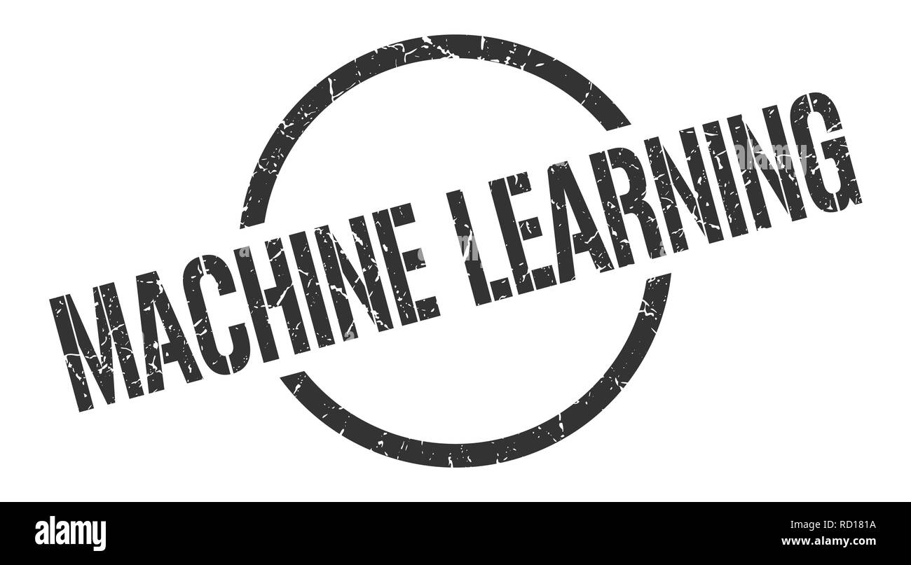 machine learning black round stamp Stock Vector Image & Art - Alamy